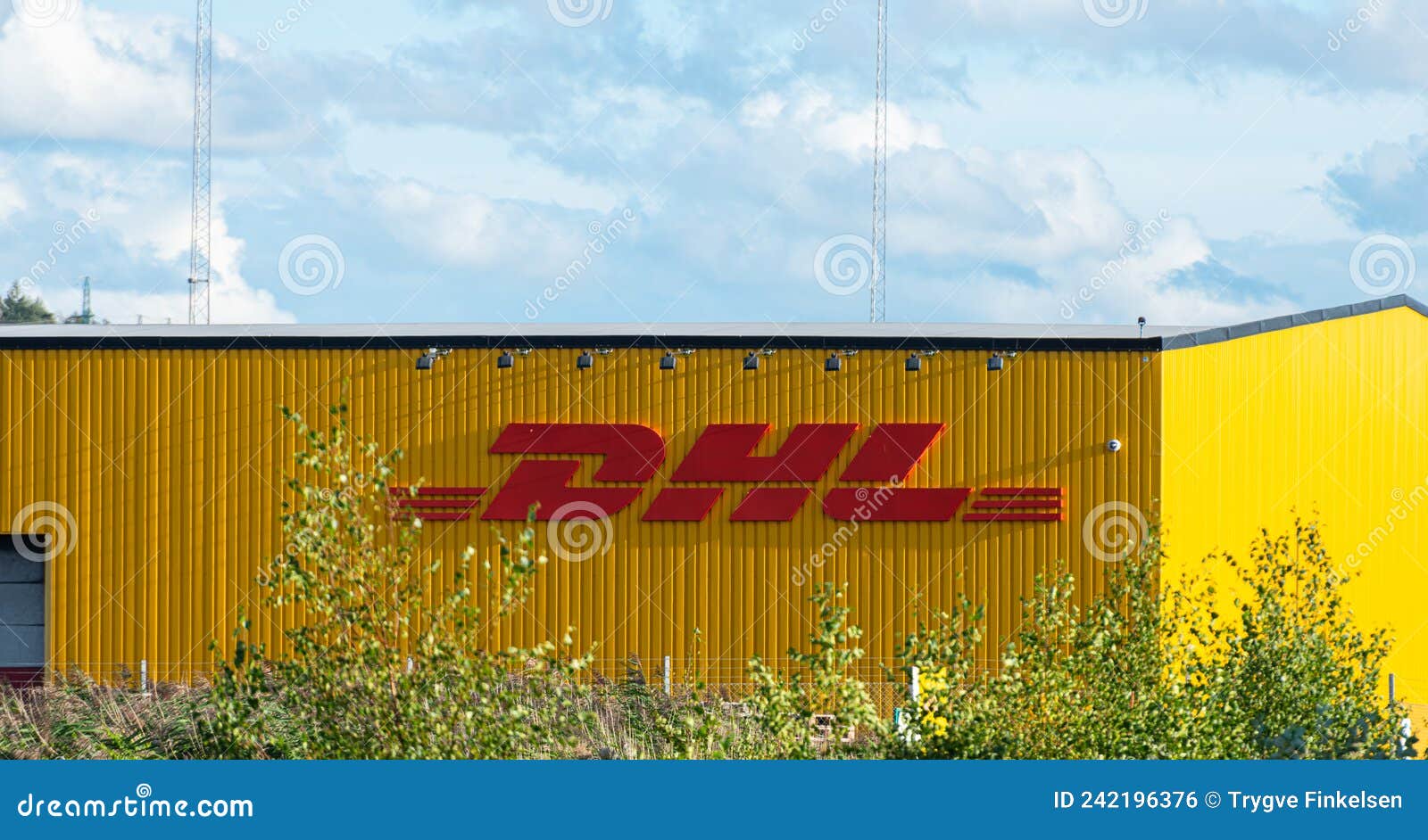 Logo of DHL on a Sorting Terminal Editorial Photo - Image of caucasian ...
