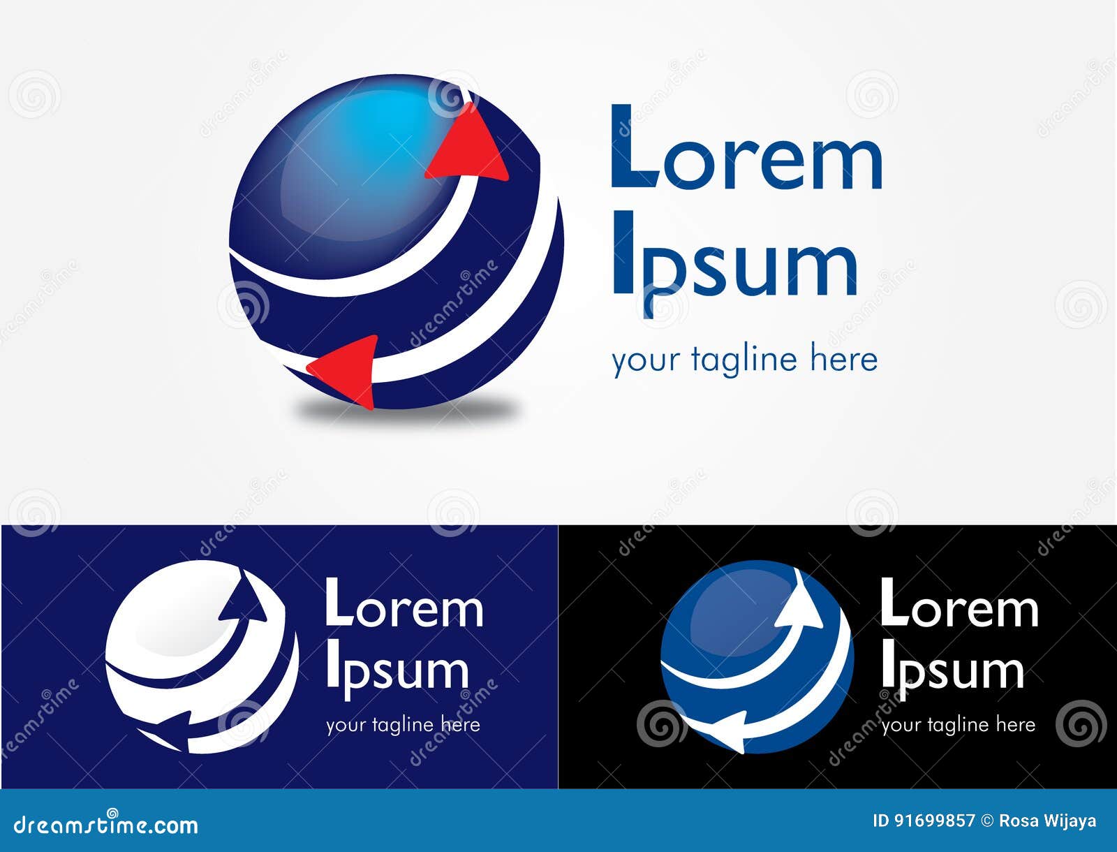 Logo di distribuzione illustrazione vettoriale. Illustrazione di ...