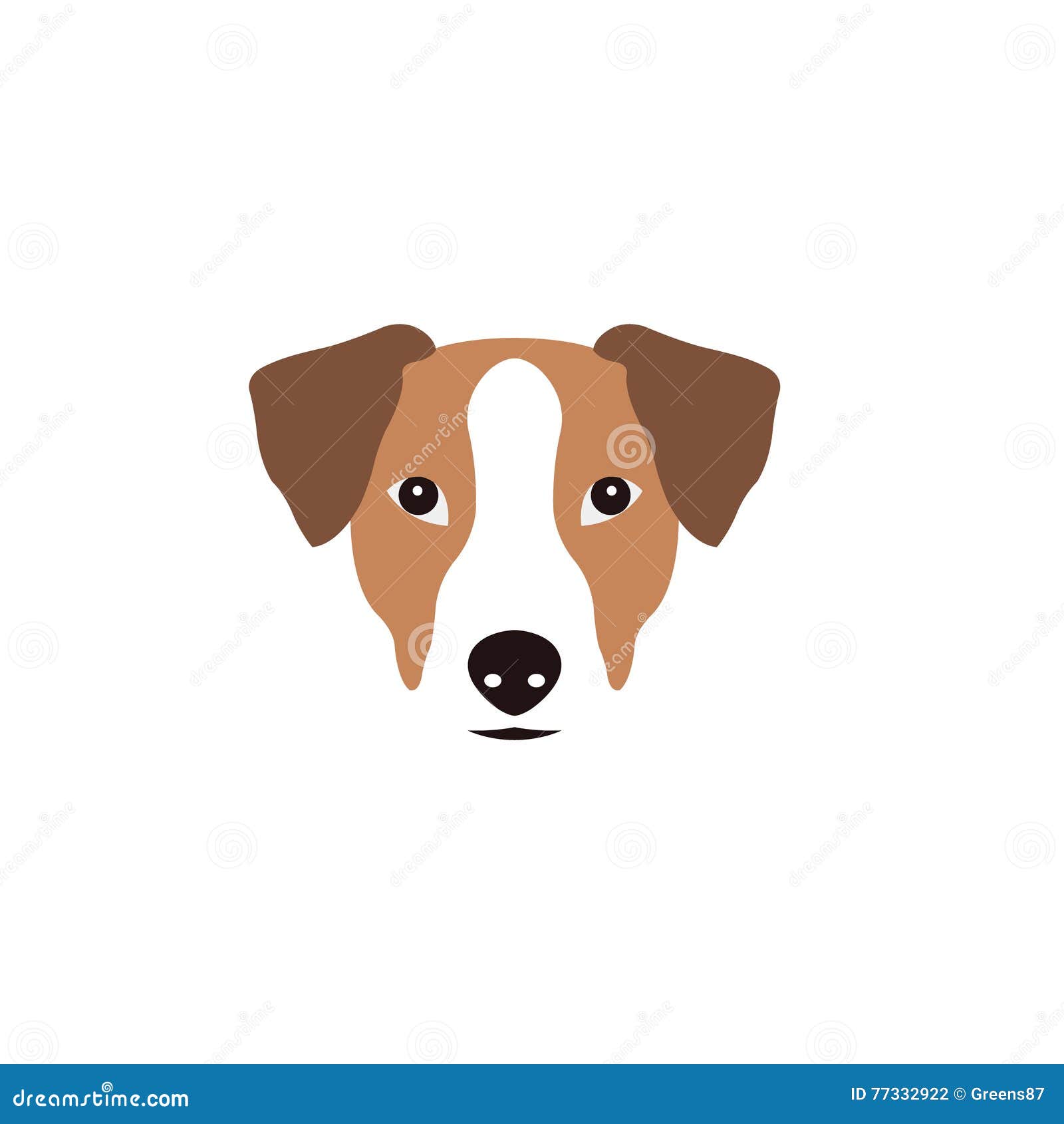 Logo di Jack Russel illustrazione vettoriale. Illustrazione di cura ...