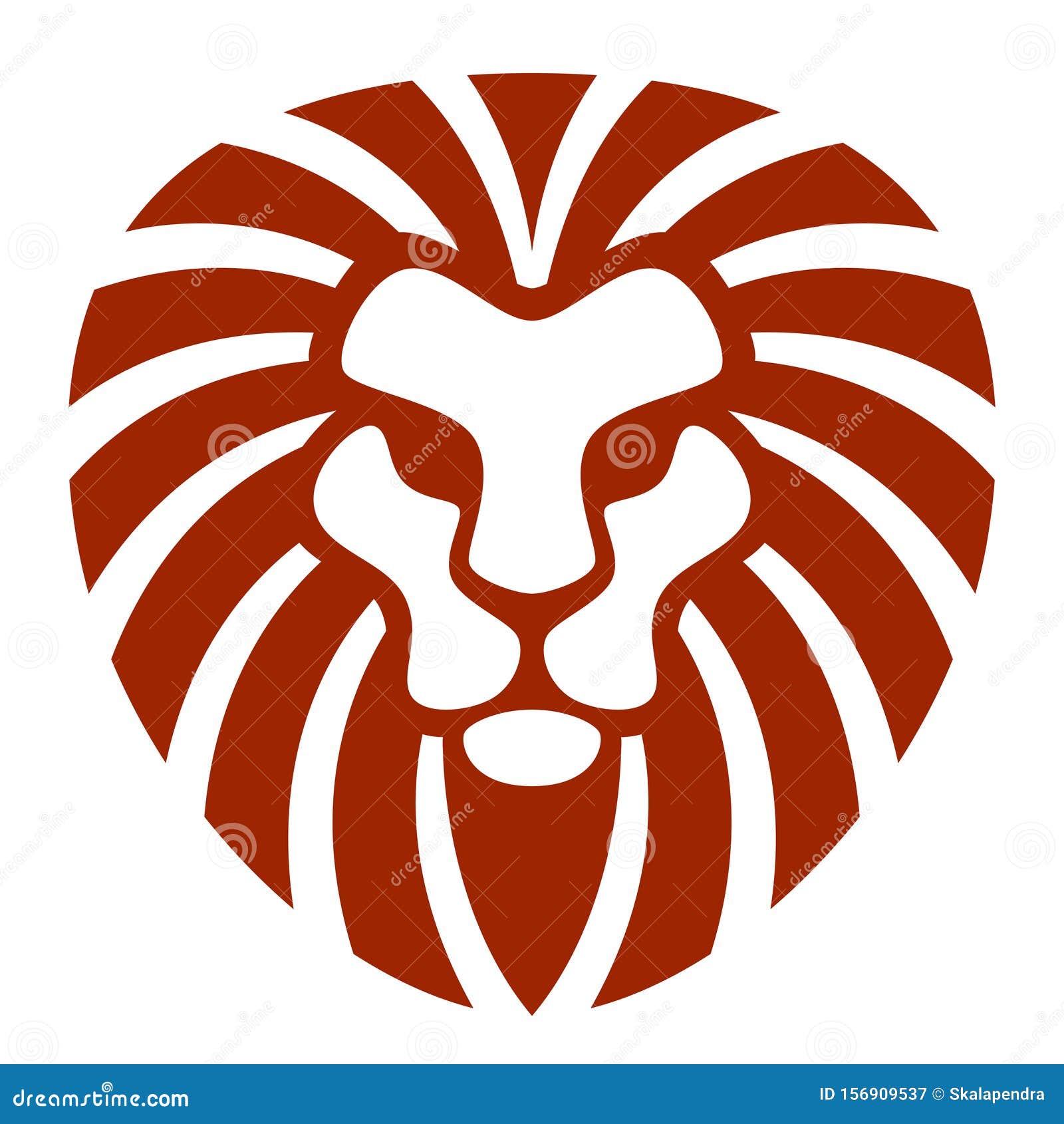 Logo di Lion illustrazione vettoriale. Illustrazione di marchio - 156909537