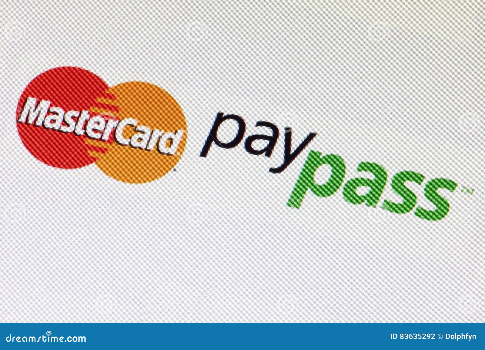 Logo di Mastercard Paypass fotografia editoriale. Immagine di mobile ...