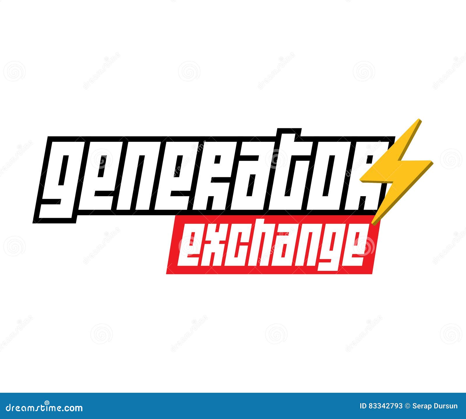Logo Di Scambio Di Generatore Illustrazione Vettoriale - Illustrazione ...