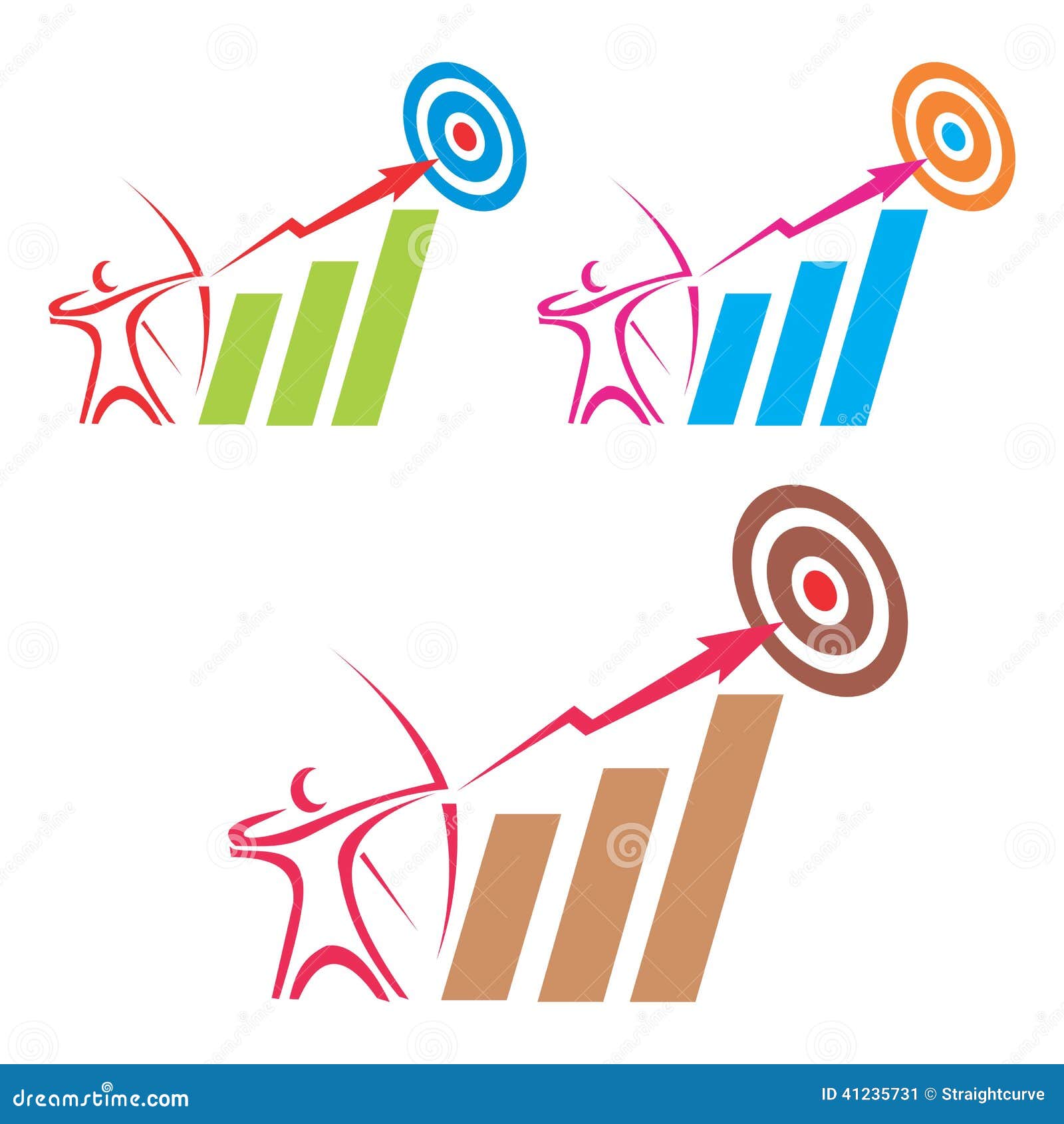 Logo di scopo illustrazione vettoriale. Illustrazione di obiettivo ...