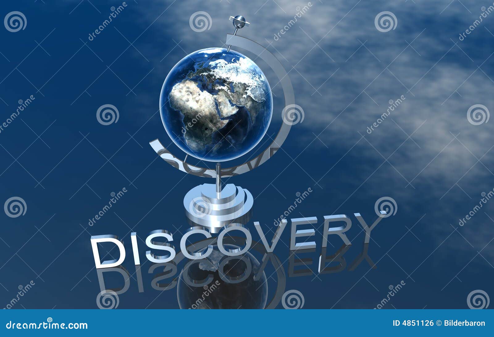 Logo Discovery stock illustration. Illustration of business - 4851126