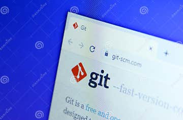 Git System software editorial stock image. Image of cellphone - 296736859