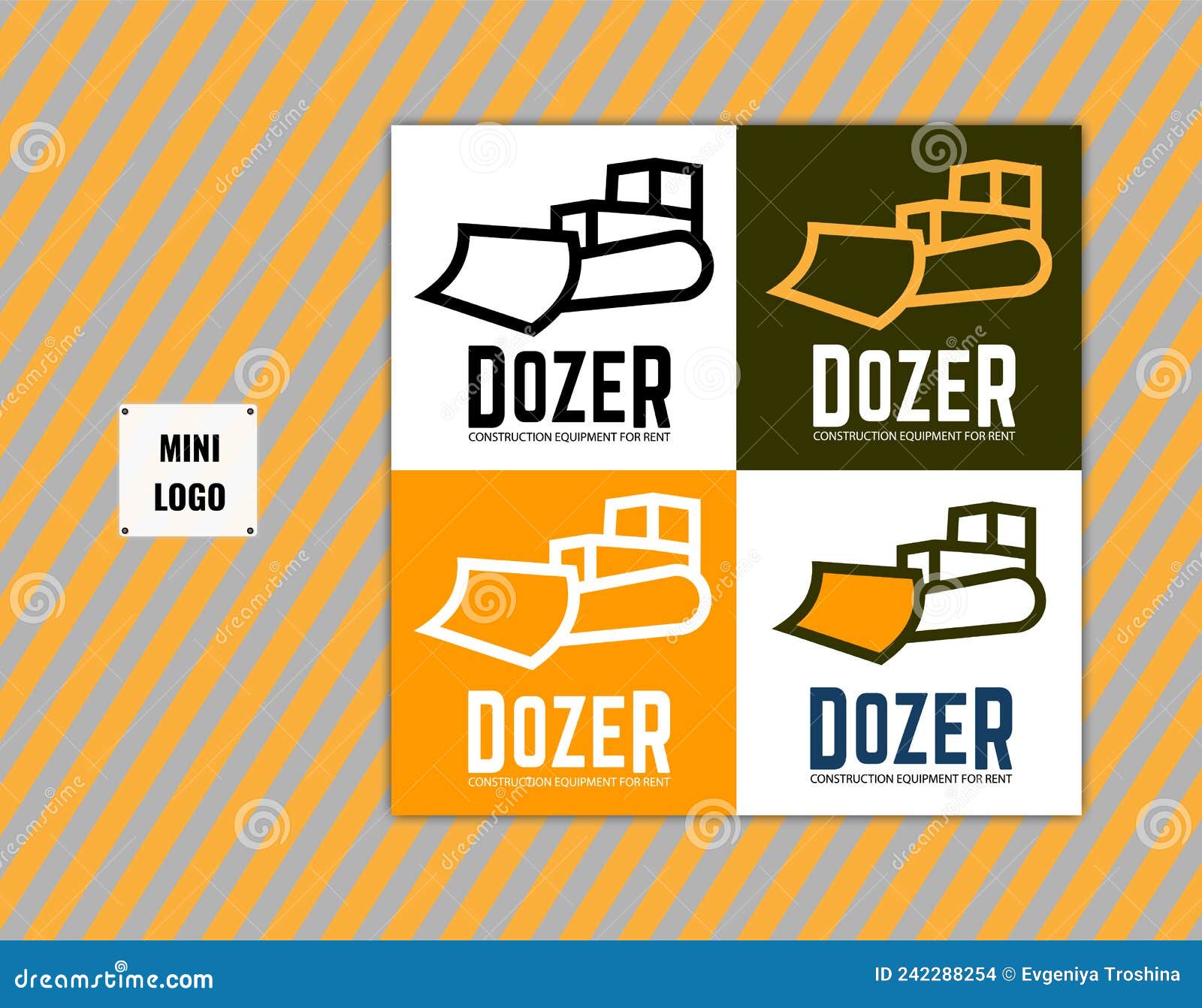 LOGO DOSER mix stock vector. Illustration of brand, design - 242288254