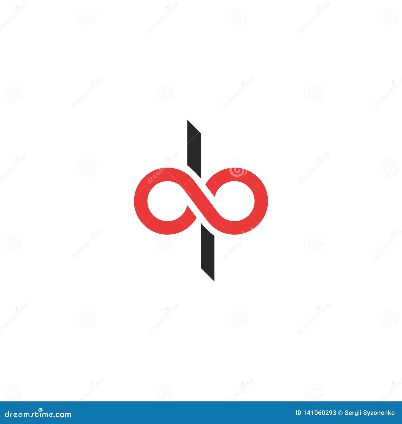 Logo Dp Letters Combination, D and P Initials Geometric Infinity Shape ...