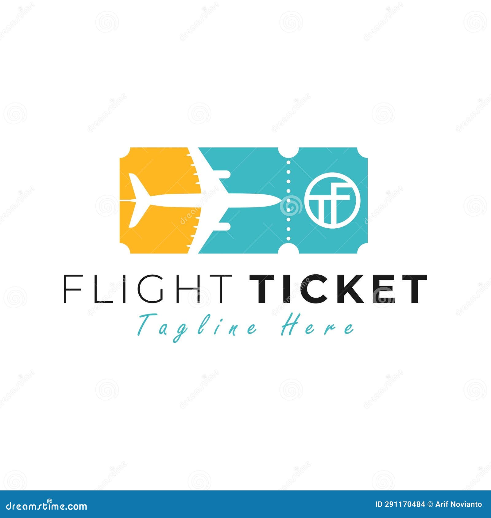 Logo du billet d'avion illustration de vecteur. Illustration du ciel ...