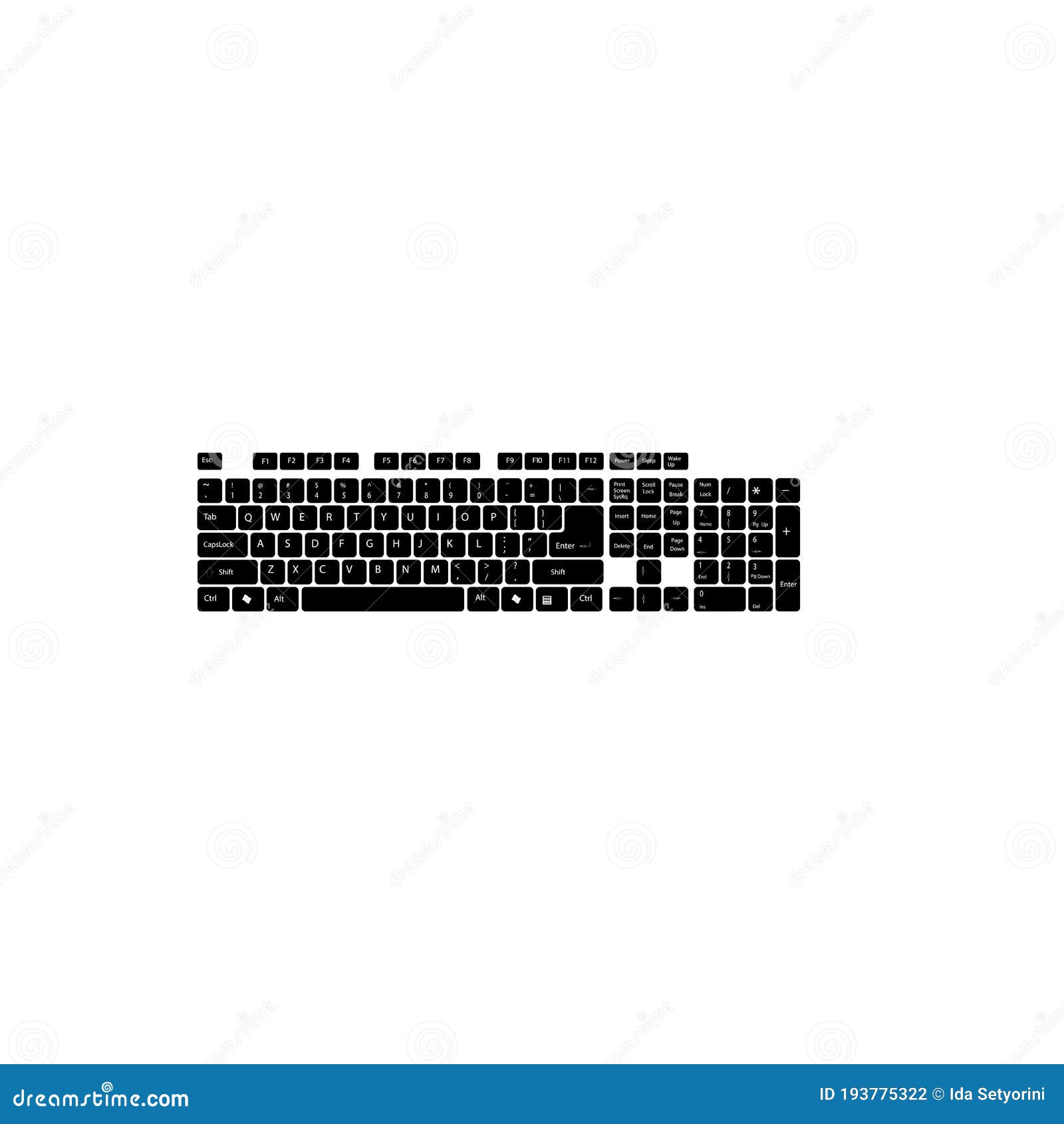 Logo du clavier illustration de vecteur. Illustration of clavier ...