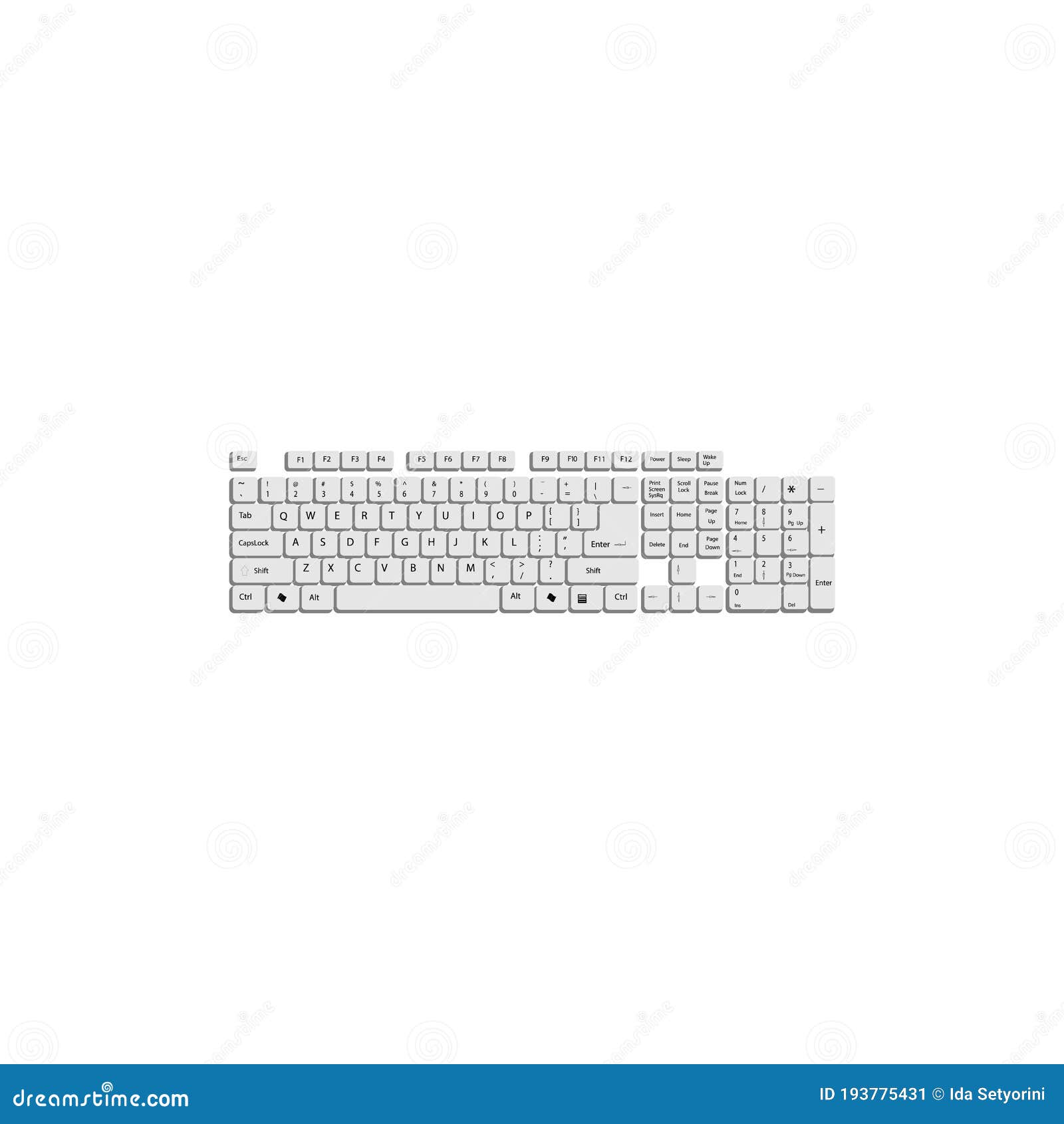 Logo du clavier illustration de vecteur. Illustration du détail - 193775431