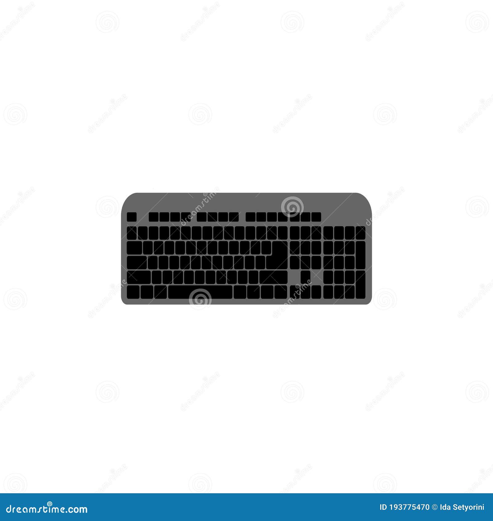 Logo du clavier illustration de vecteur. Illustration of fond - 193775470