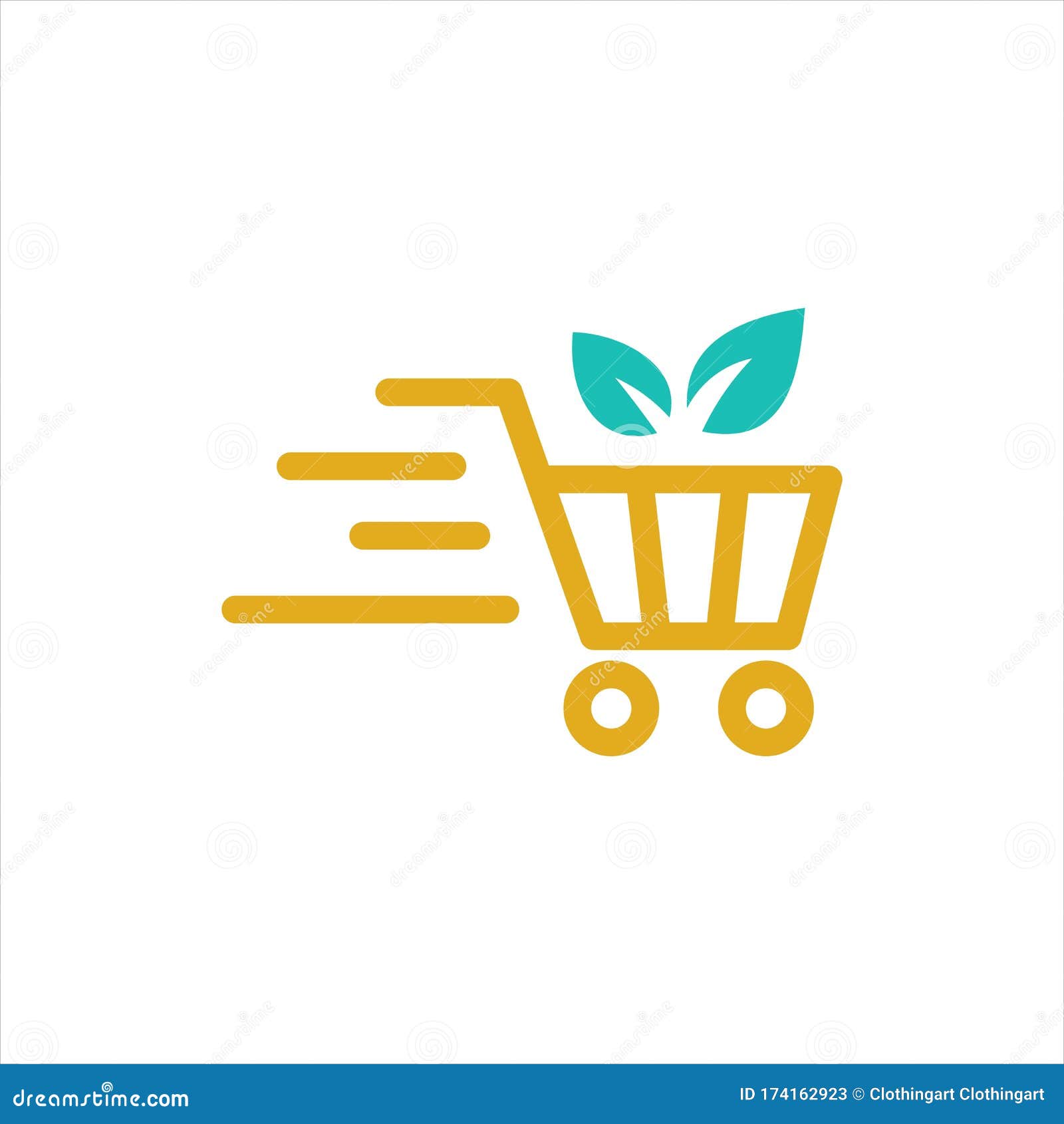 Logo Du Concept De Caddie Moderne Illustration de Vecteur ...