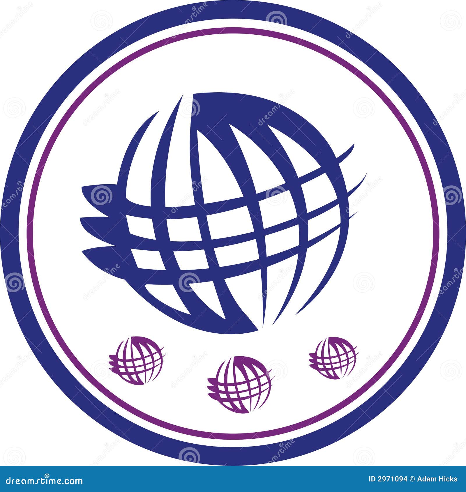 Logo du monde illustration de vecteur. Illustration du orbitale - 2971094