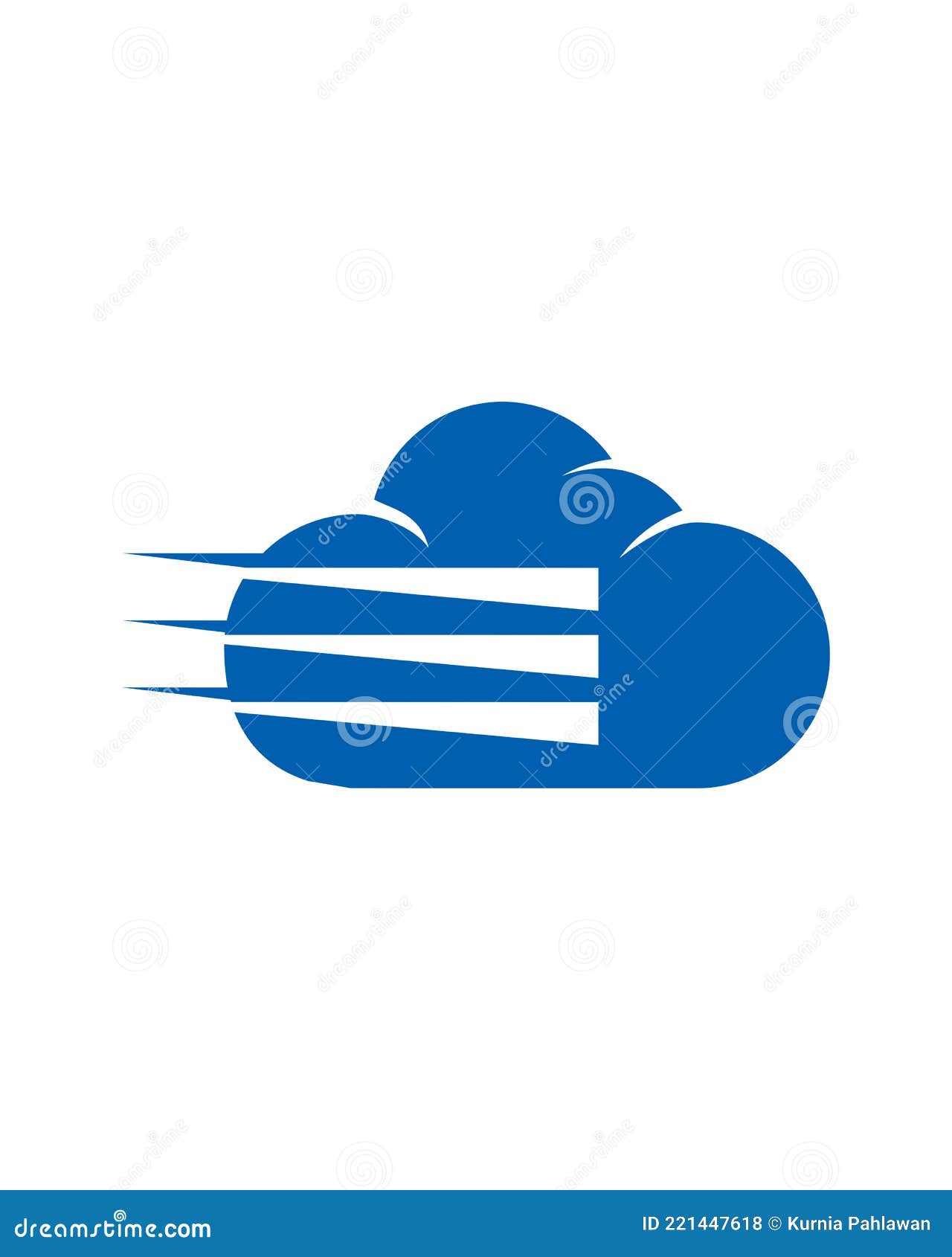 Logo du nuage illustration de vecteur. Illustration of élément - 221447618