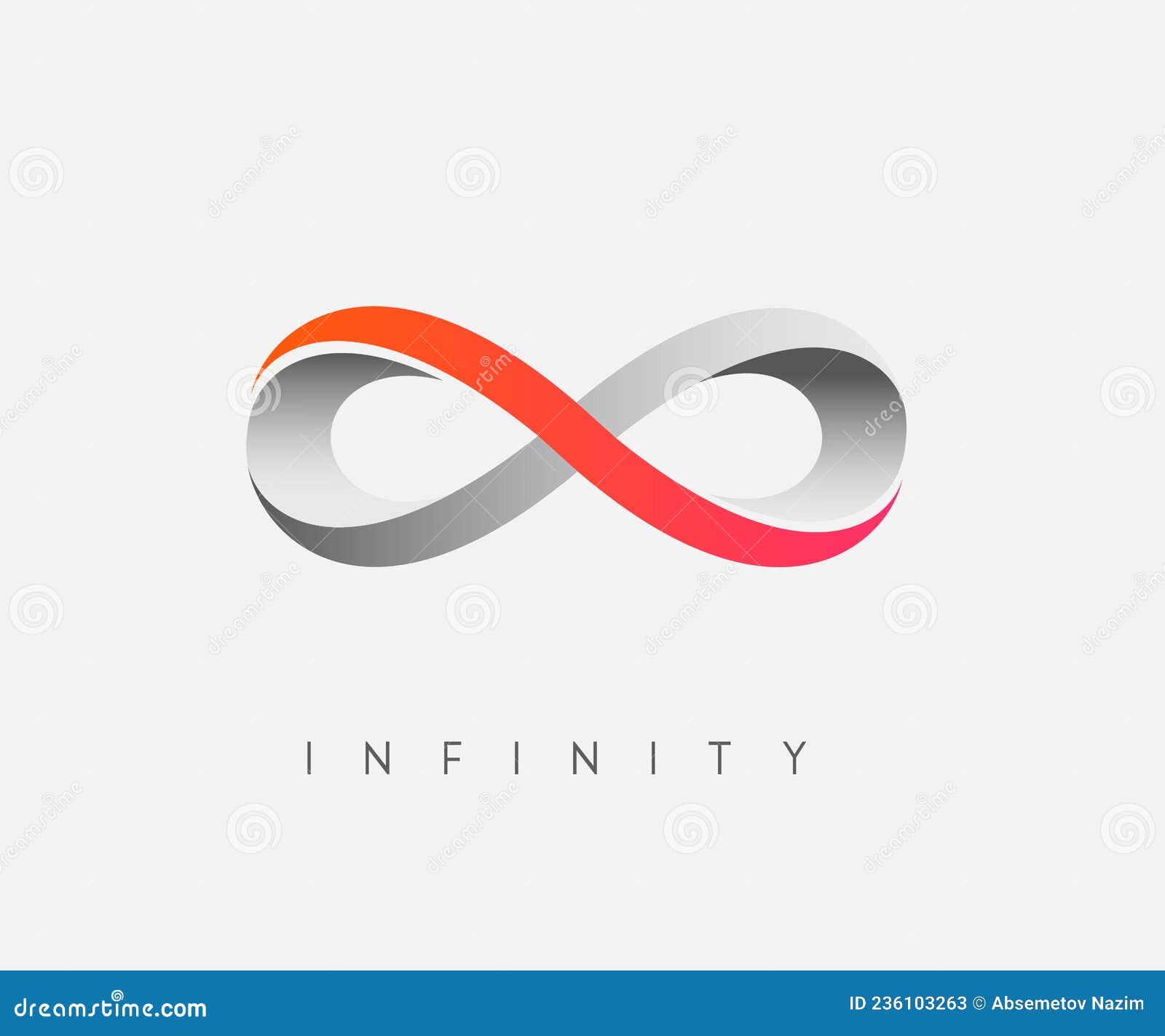 Logo du panneau infini illustration de vecteur. Illustration du infini ...