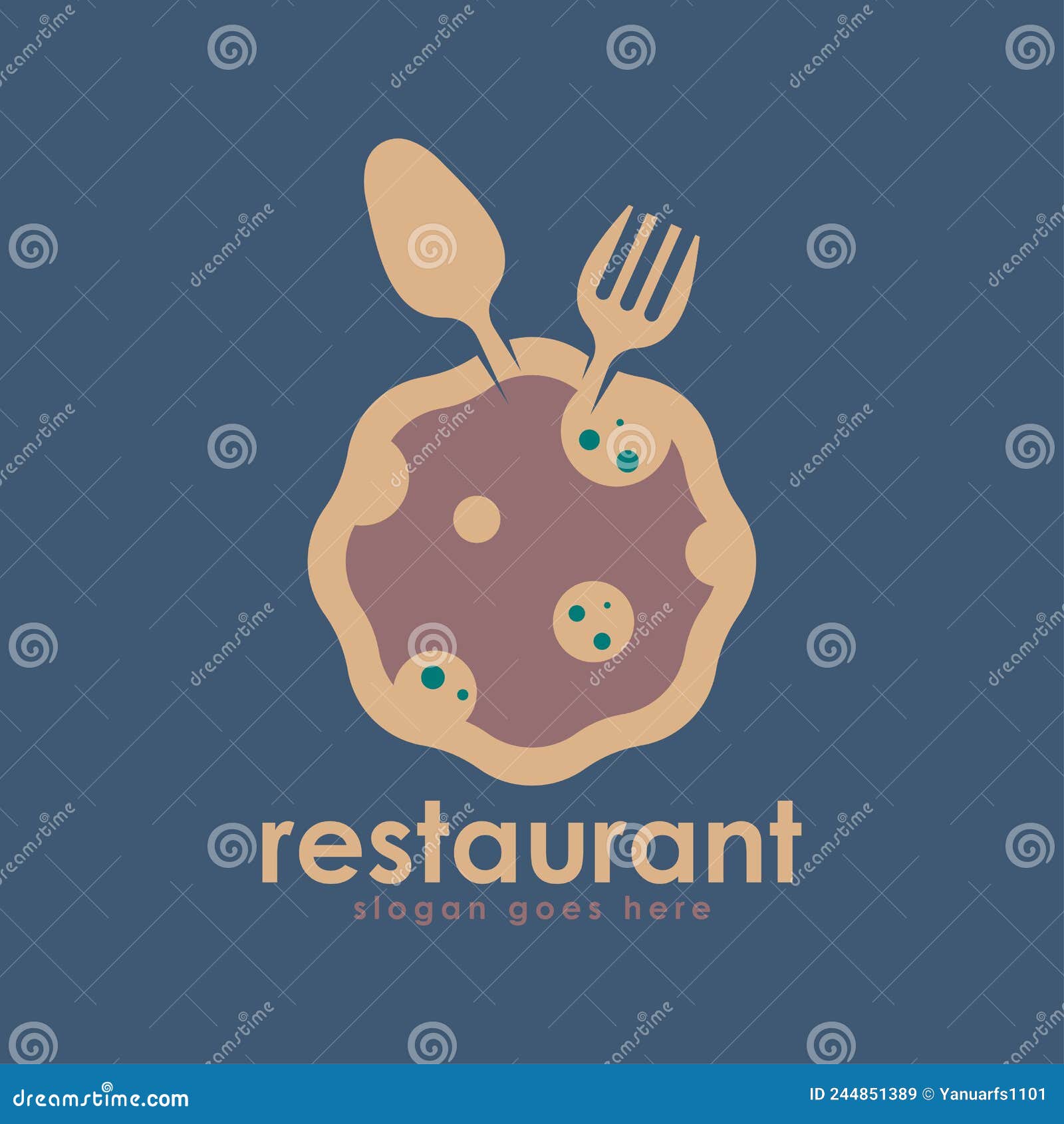 Logo Du Restaurant Concept Vectoriel Illustration de Vecteur ...