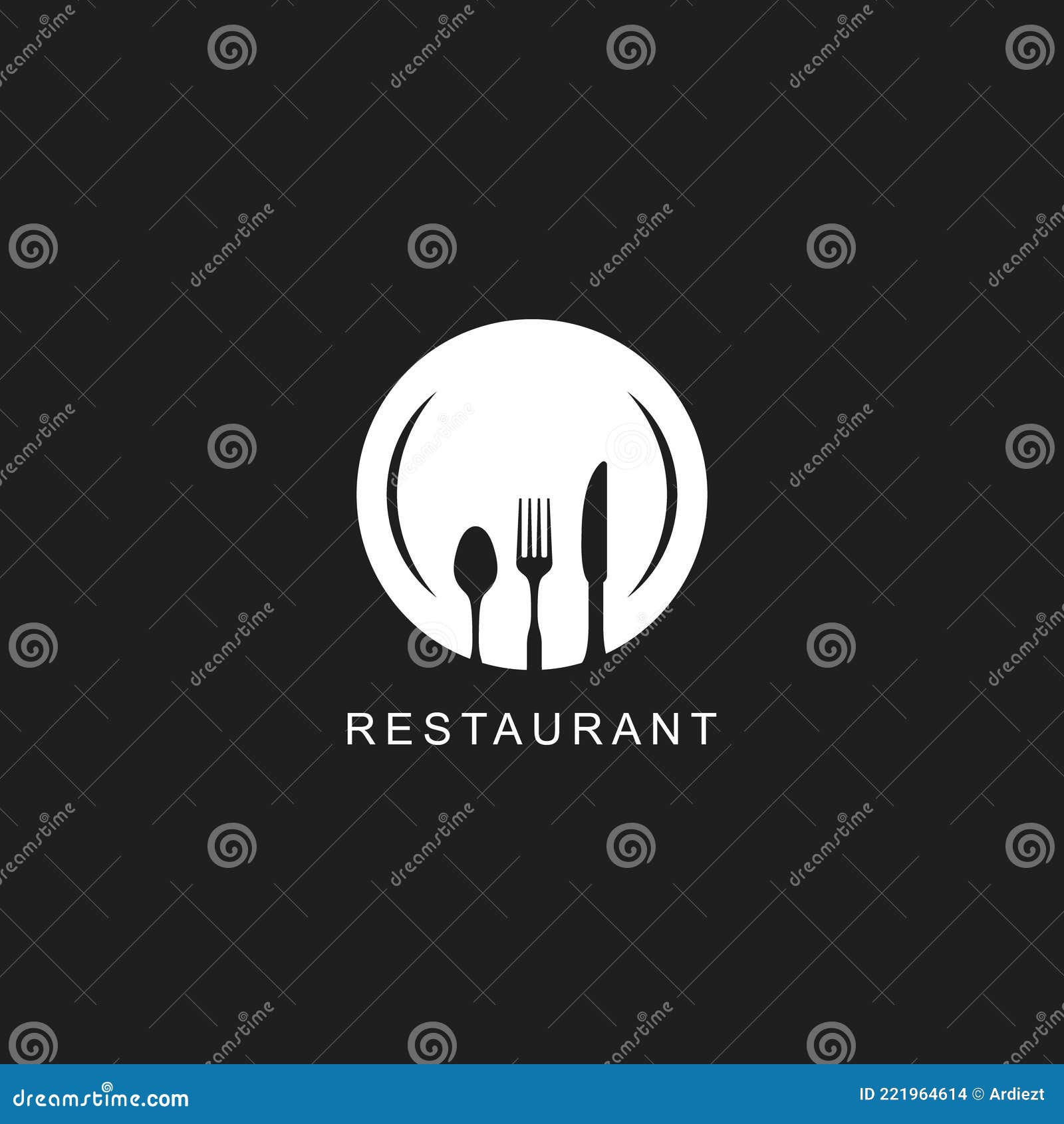 Logo Du Restaurant Design Vectoriel Symbole Culinaire Illustration de ...