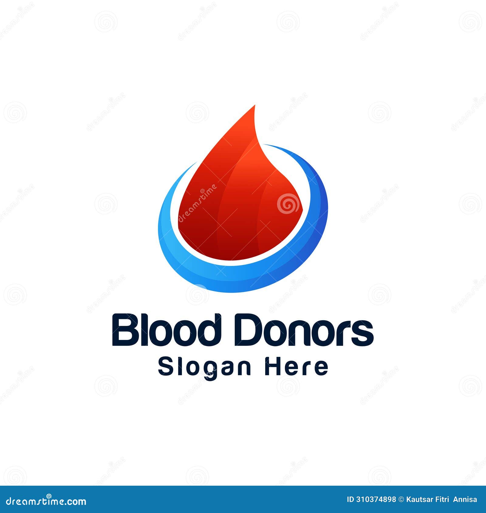 Logo du sang illustration de vecteur. Illustration du santé - 310374898