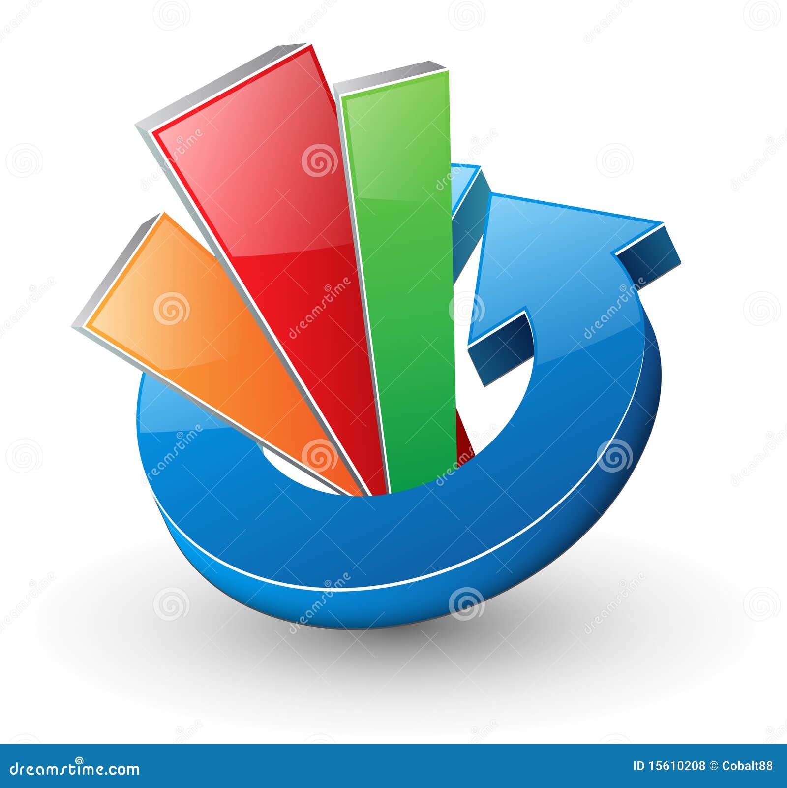 Logo Dynamic Arrow Vector Illustration | CartoonDealer.com #15610208