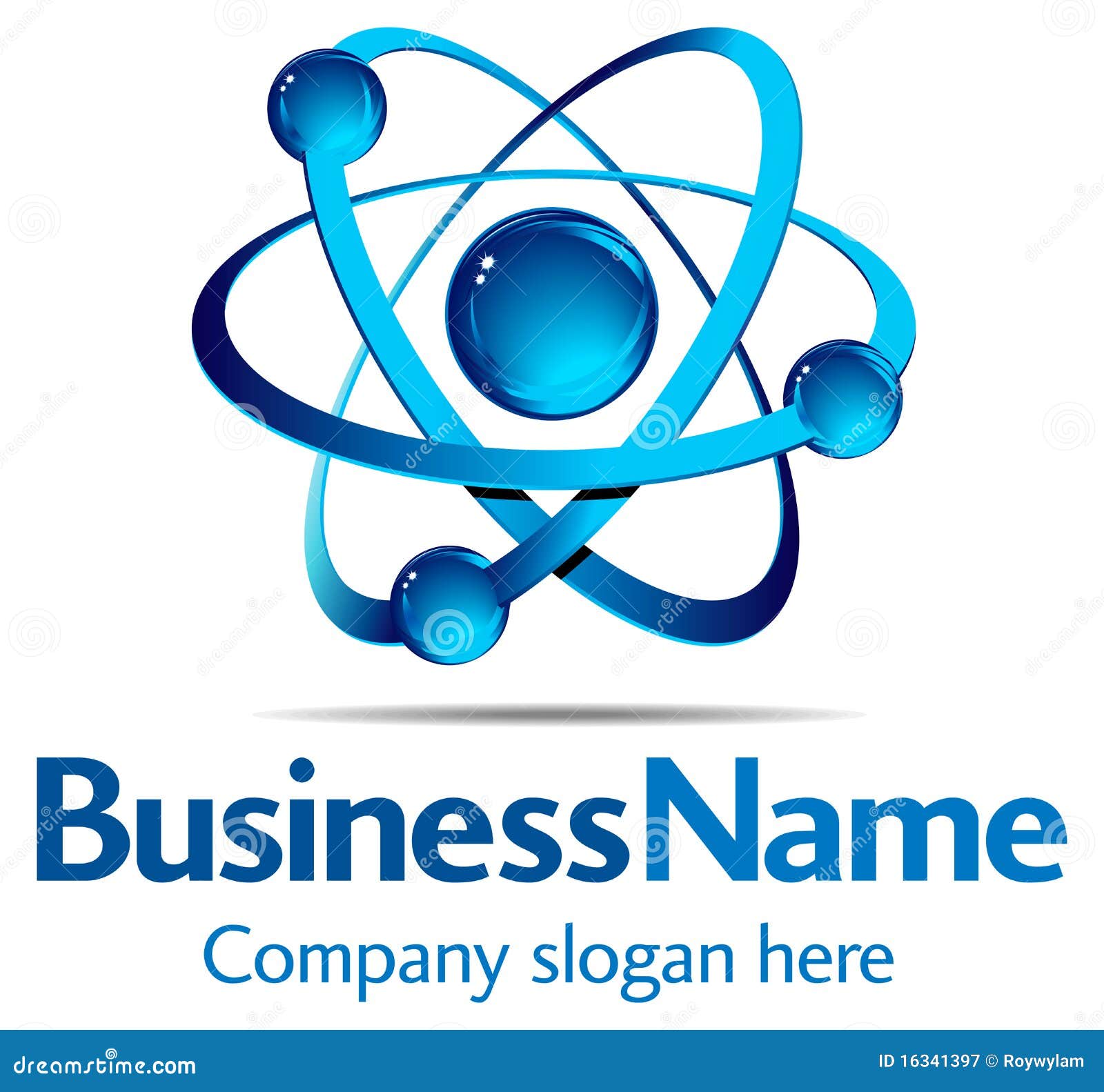 Logo dynamique illustration de vecteur. Illustration du biologie - 16341397