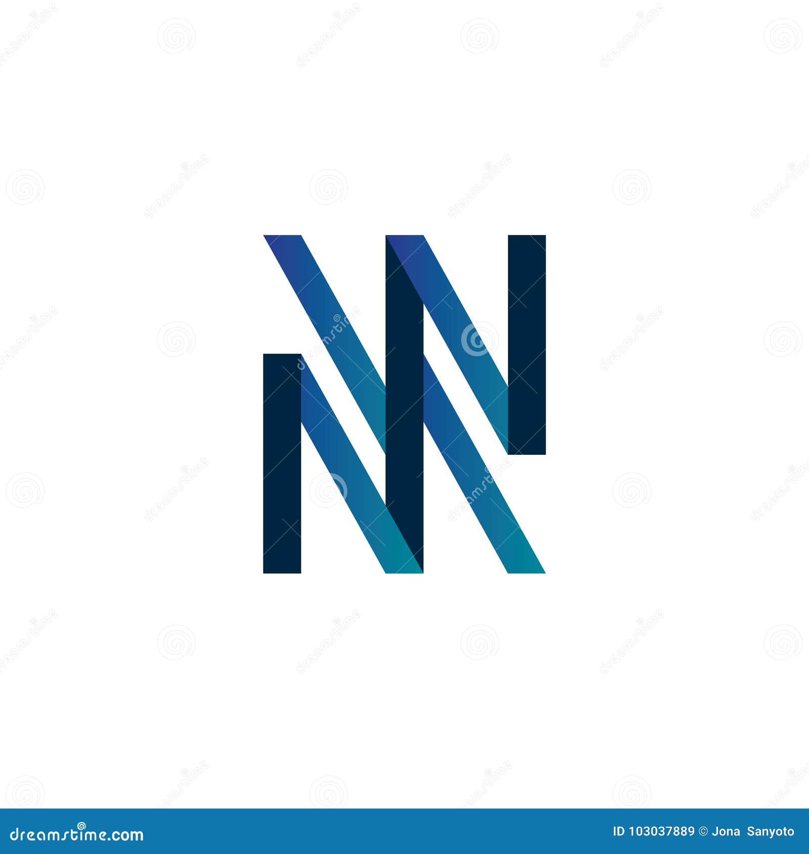 Logo dynamique bleu illustration de vecteur. Illustration du insigne ...