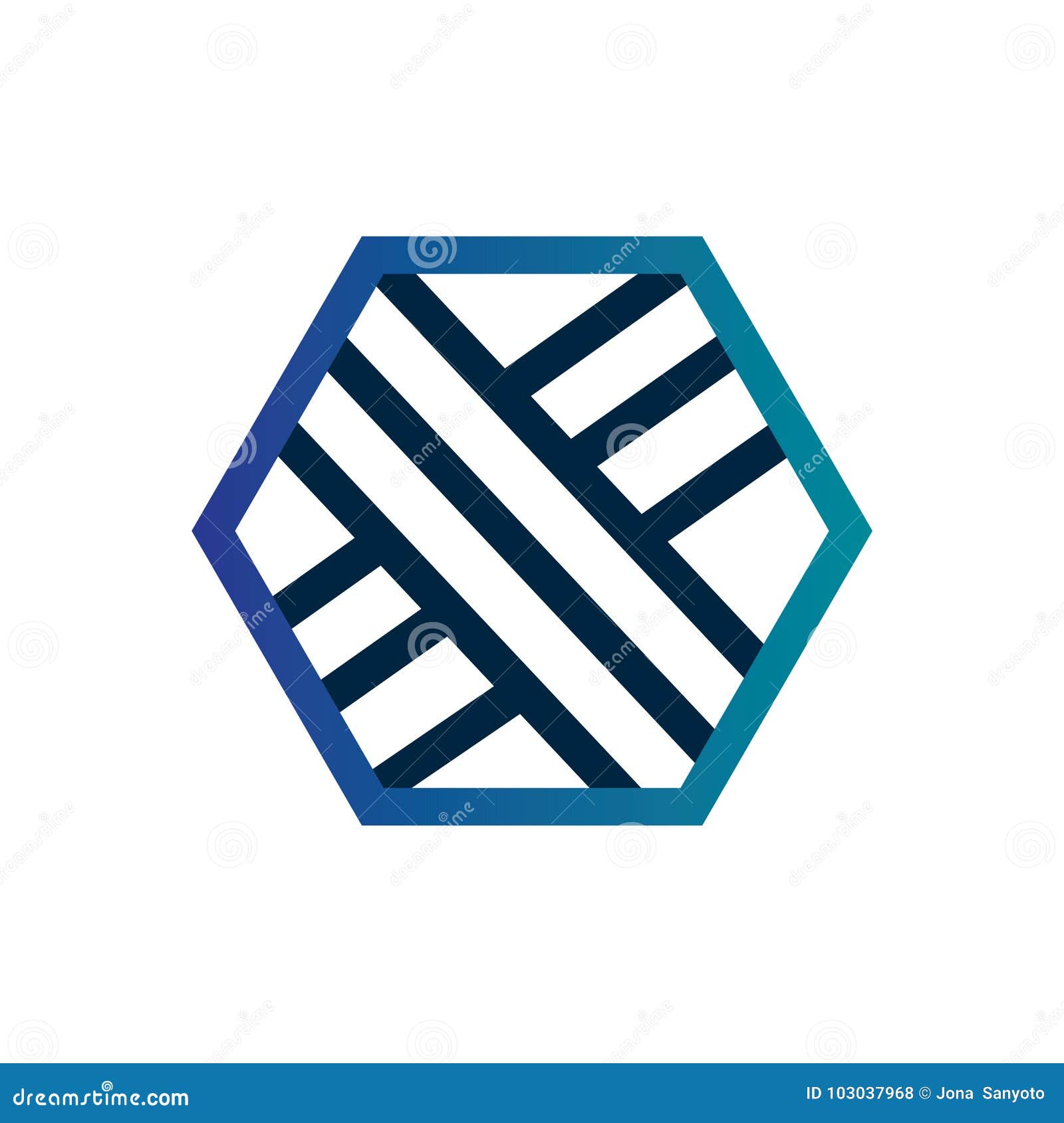 Logo dynamique bleu illustration de vecteur. Illustration of dessin ...