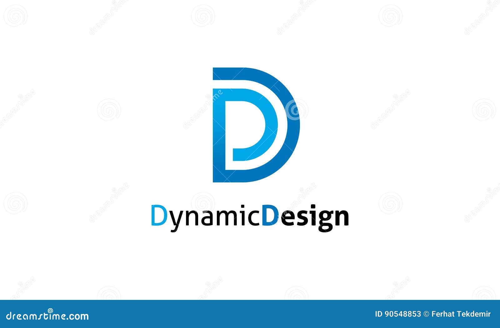 Logo Dynamique De Conception Illustration de Vecteur - Illustration du ...