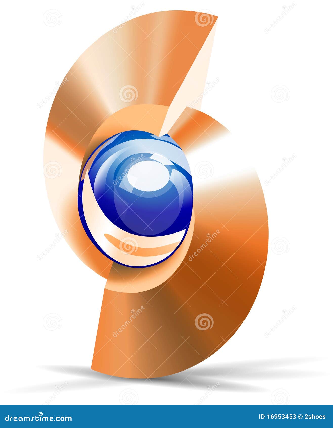 Logo Dynamique Du Vecteur 3d Illustration de Vecteur - Illustration du ...