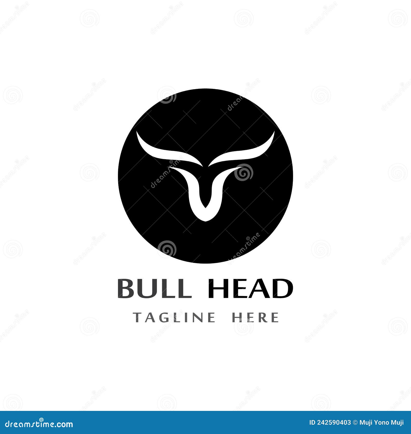 Logo E Immagini Del Simbolo Del Toro Illustrazione Vettoriale ...