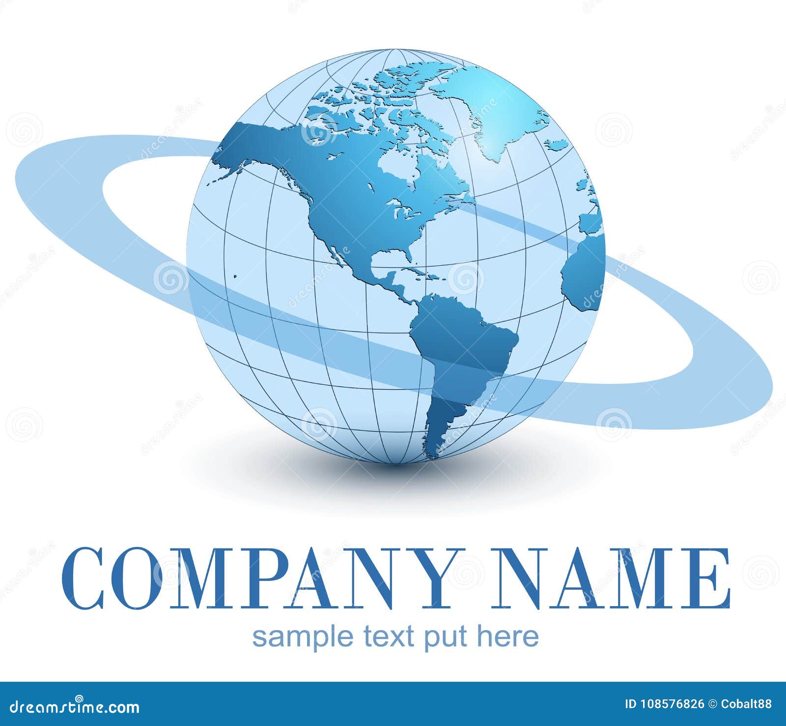 Logo earth globe stock vector. Illustration of logo - 108576826