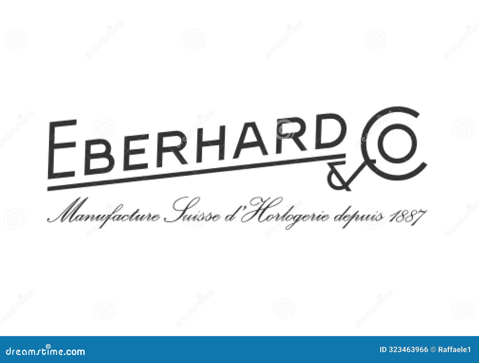 Logo Eberhard stock illustration. Illustration of vector - 323463966