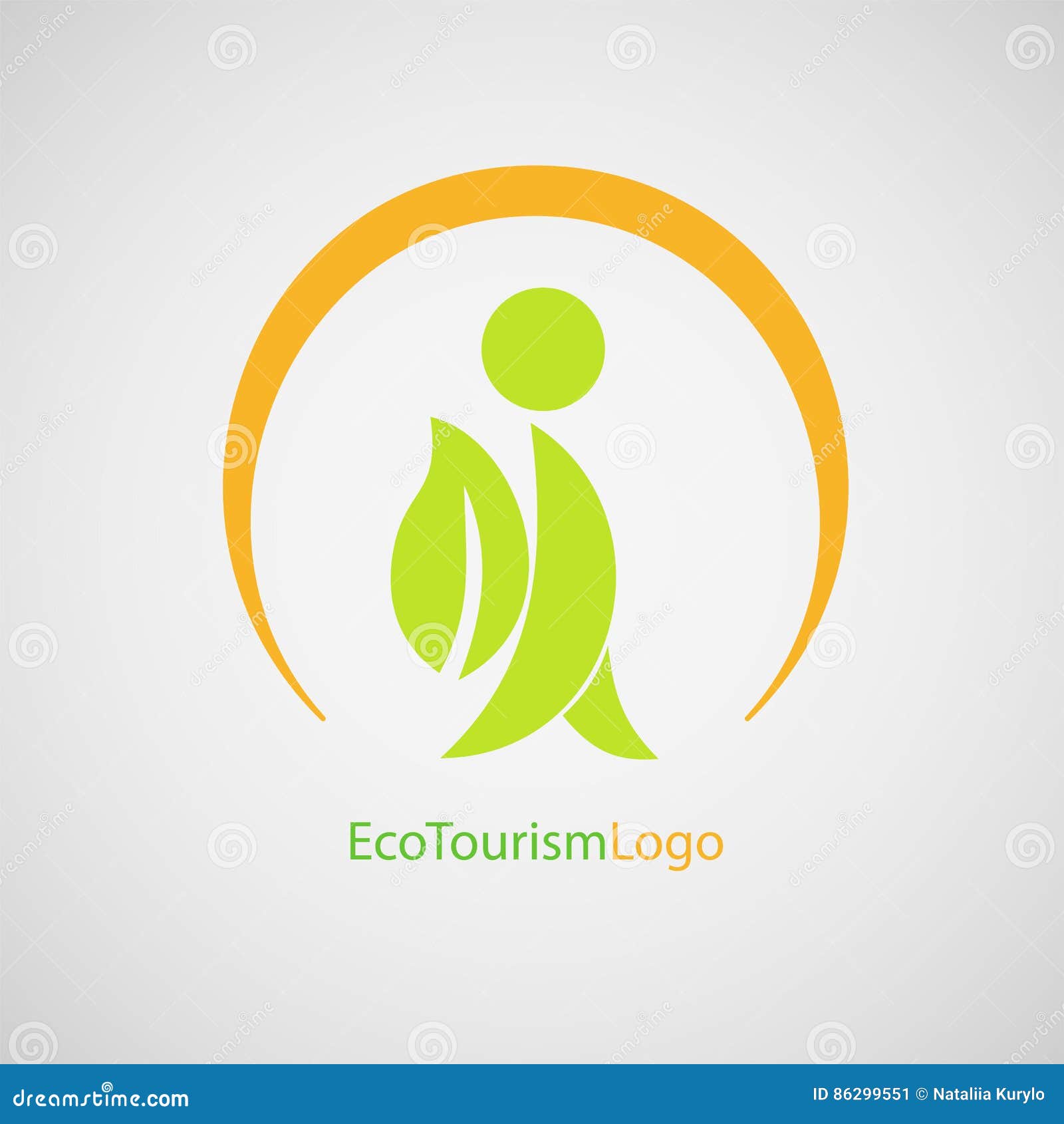 Logo eco tourism stock vector. Illustration of summer - 86299551