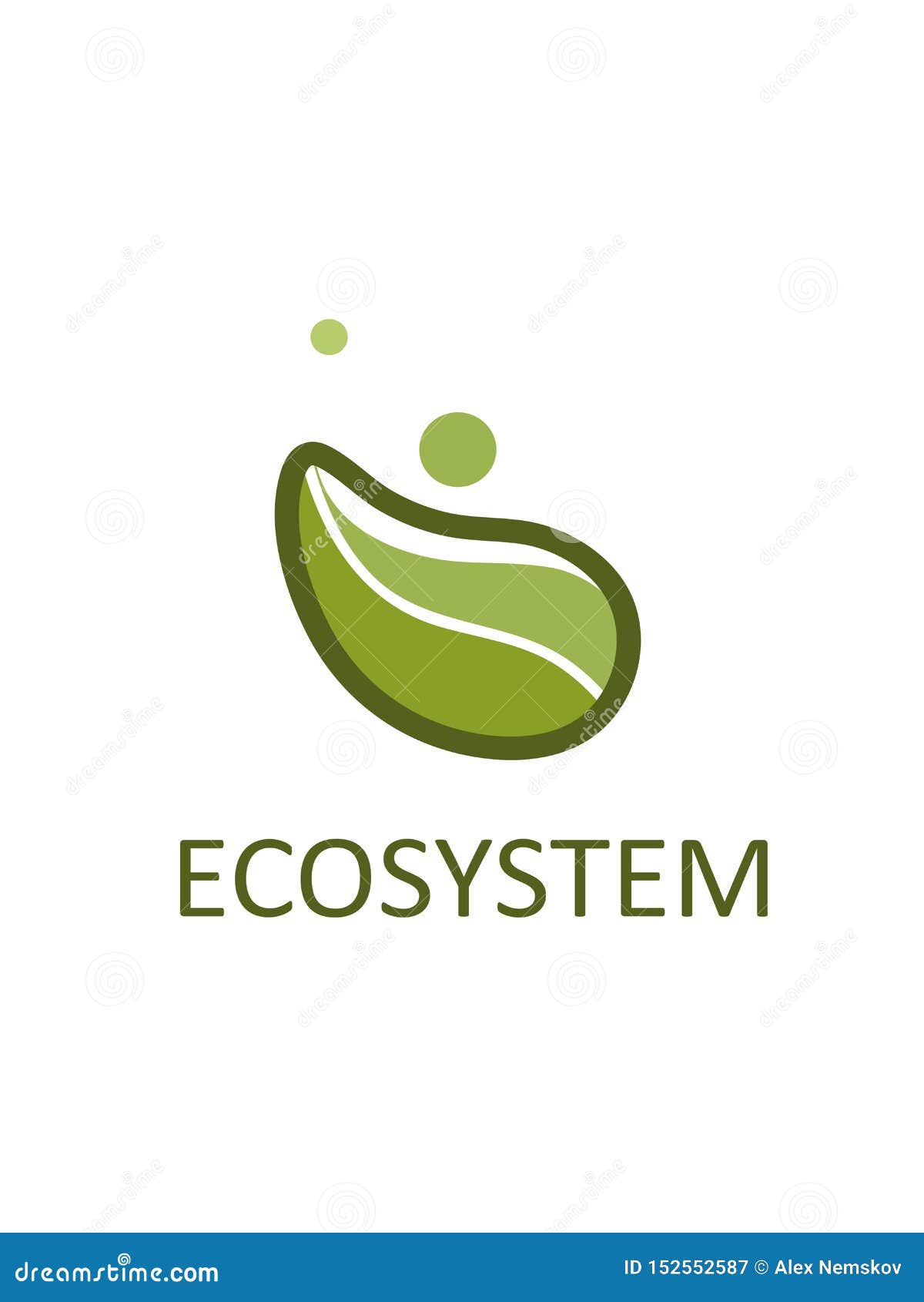 The Logo Of The Ecosystem. Isolated Stock Image | CartoonDealer.com ...