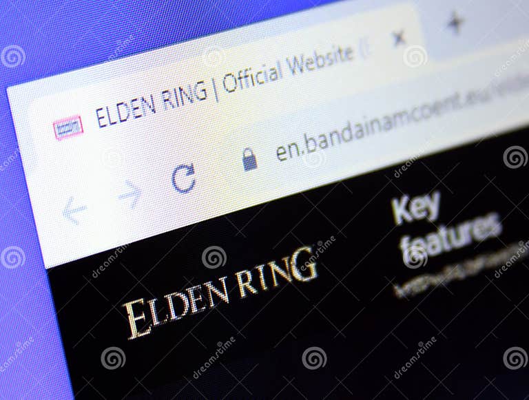 Elden Ring logo editorial stock image. Image of logo - 297214909