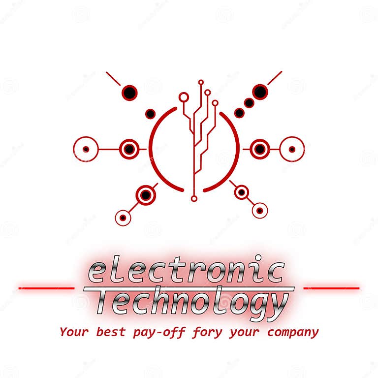 Logo Electronic Technology - Vector Stock Vector - Illustration of ...