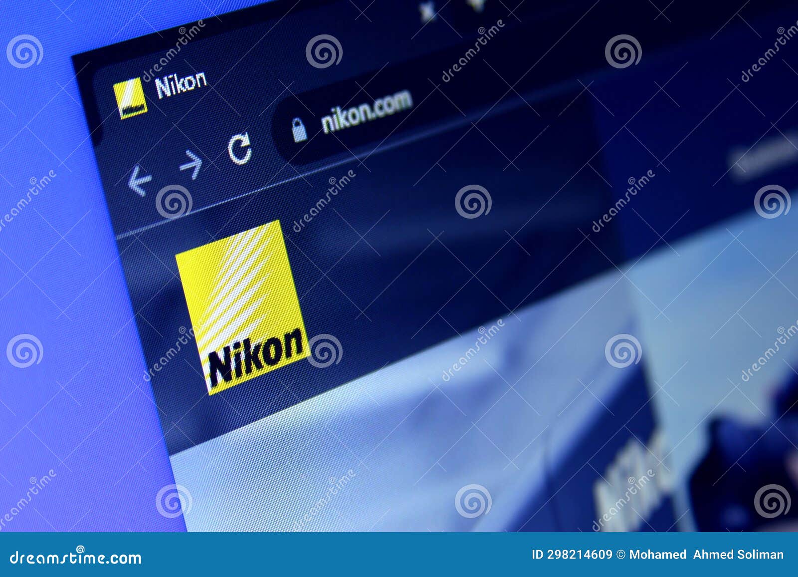 Nikon logo editorial stock image. Image of pentax, capture - 298214609