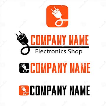 Logo for Electronics Shop Illustration Stock Illustration ...
