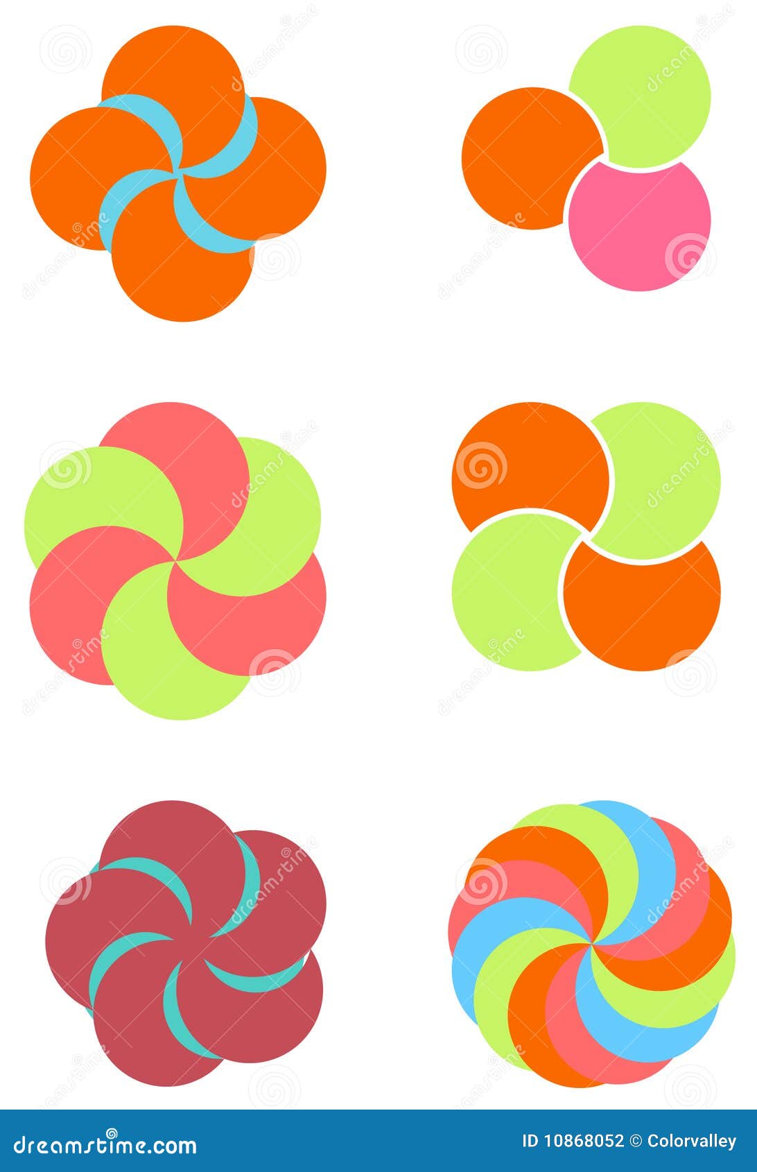 Logo element circle stock vector. Illustration of company - 10868052