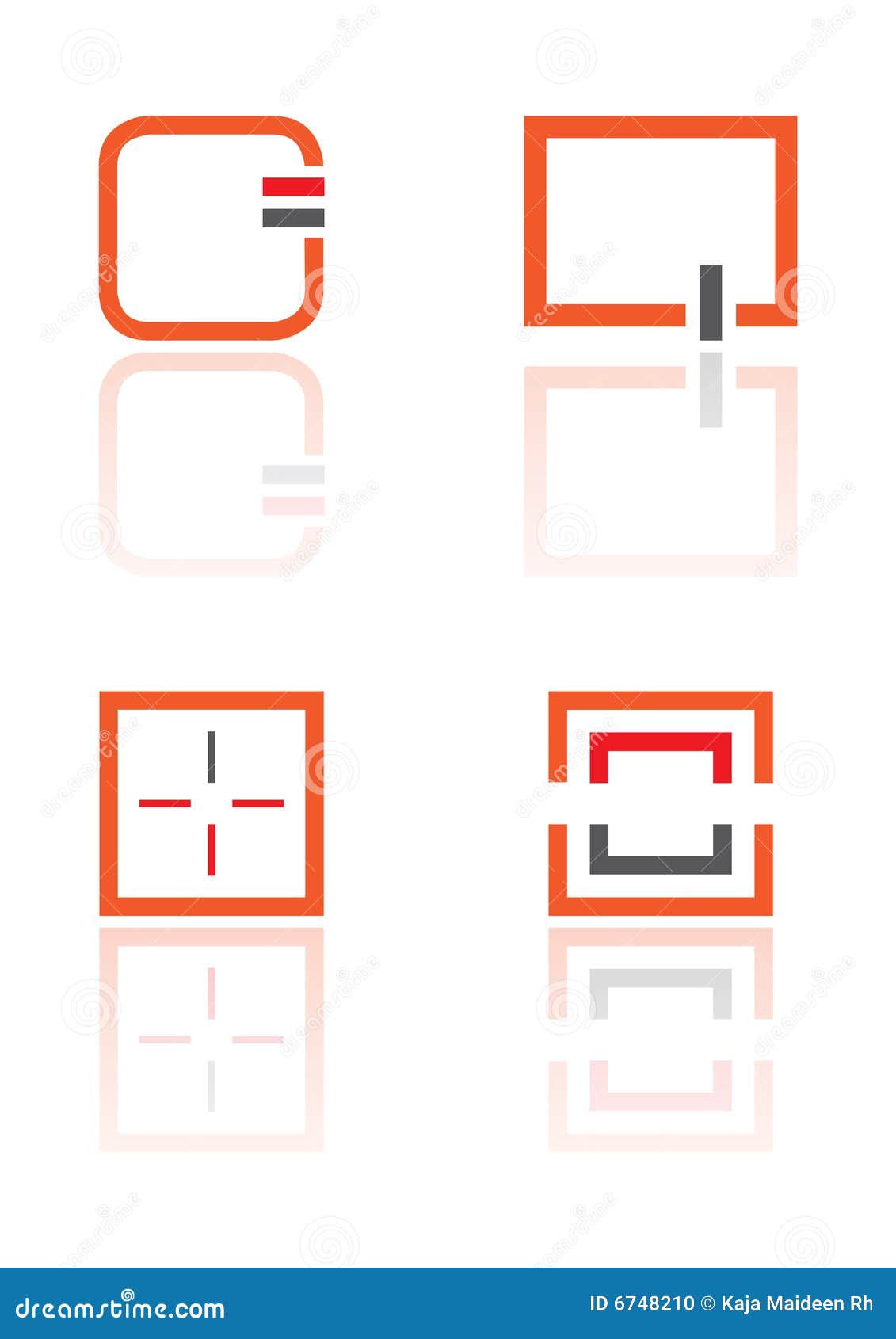 Logo Element Square - Vector Stock Vector - Illustration of fresh, web2 ...