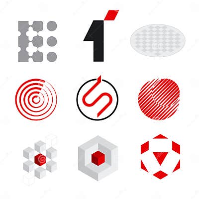 Logo elements stock vector. Illustration of array, modern - 149507