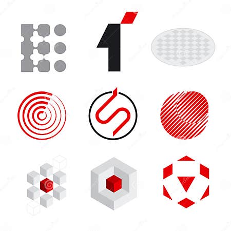 Logo elements stock vector. Illustration of array, modern - 149507