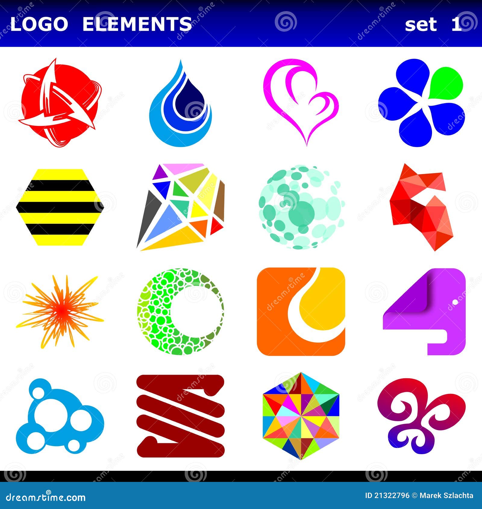 Logo elements stock vector. Illustration of blast, caleidoscope - 21322796