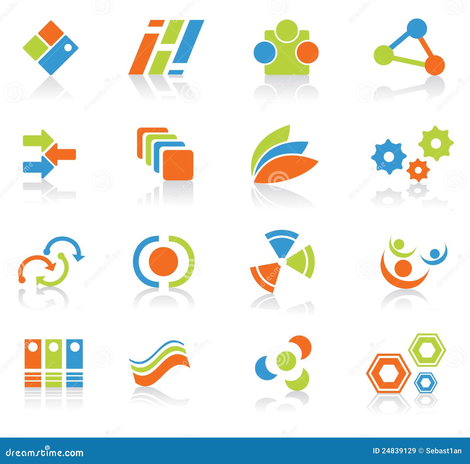 Logo elements stock vector. Illustration of high, identity - 24839129