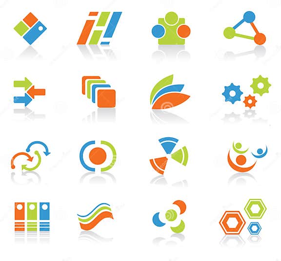 Logo elements stock vector. Illustration of high, identity - 24839129