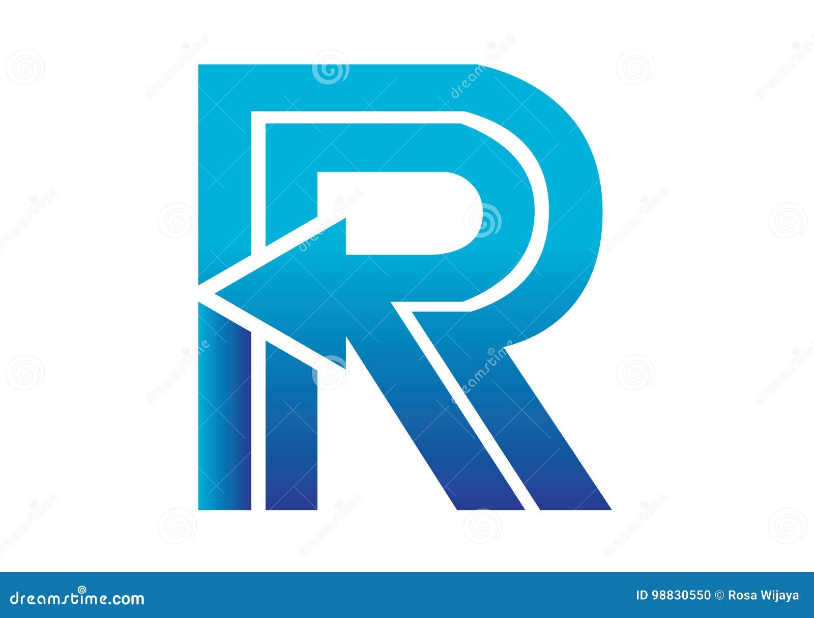 Logo Elements with Arrow - Alphabet Letter R Stock Vector ...
