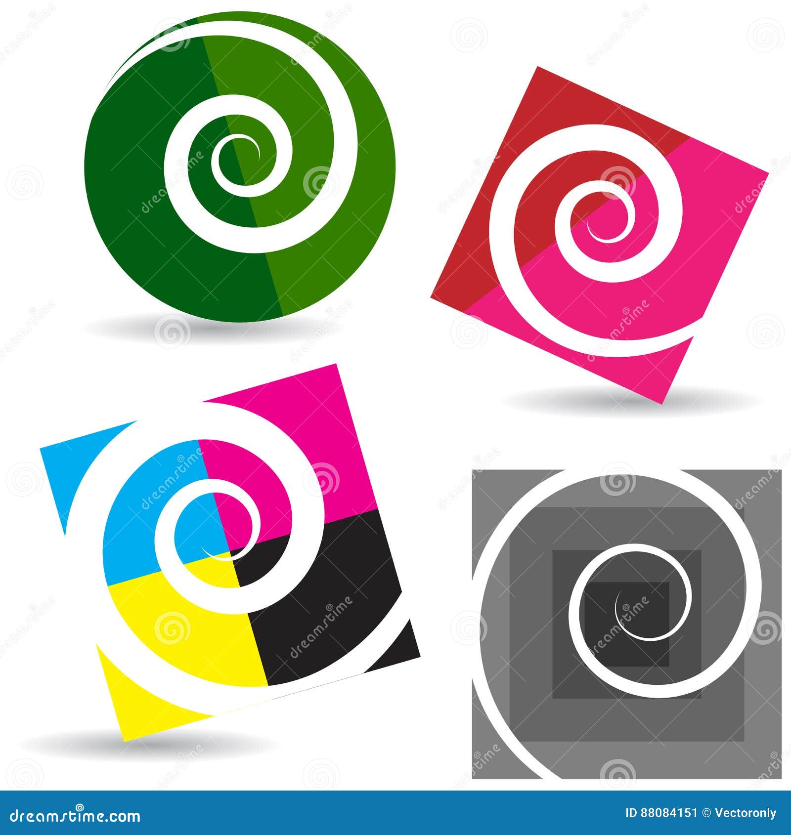 Logo - CMYK Sign, Concept Design Vector Illustration | CartoonDealer ...