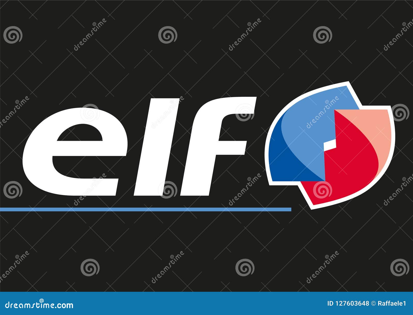 Logo Elf photo stock éditorial. Illustration du format - 127603648