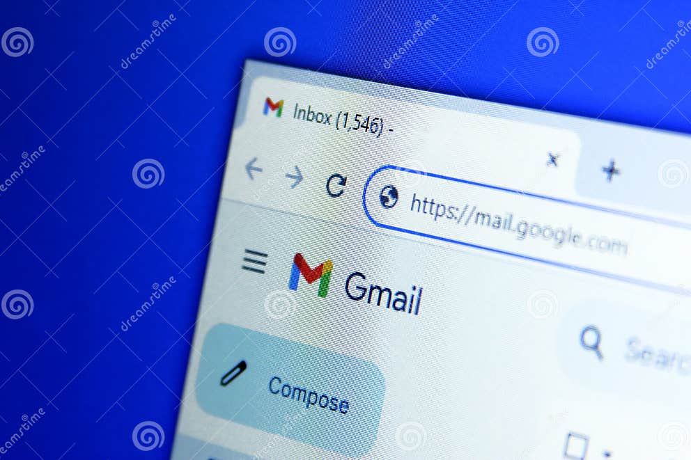 Google Gmail website editorial image. Image of illustrative - 296714415