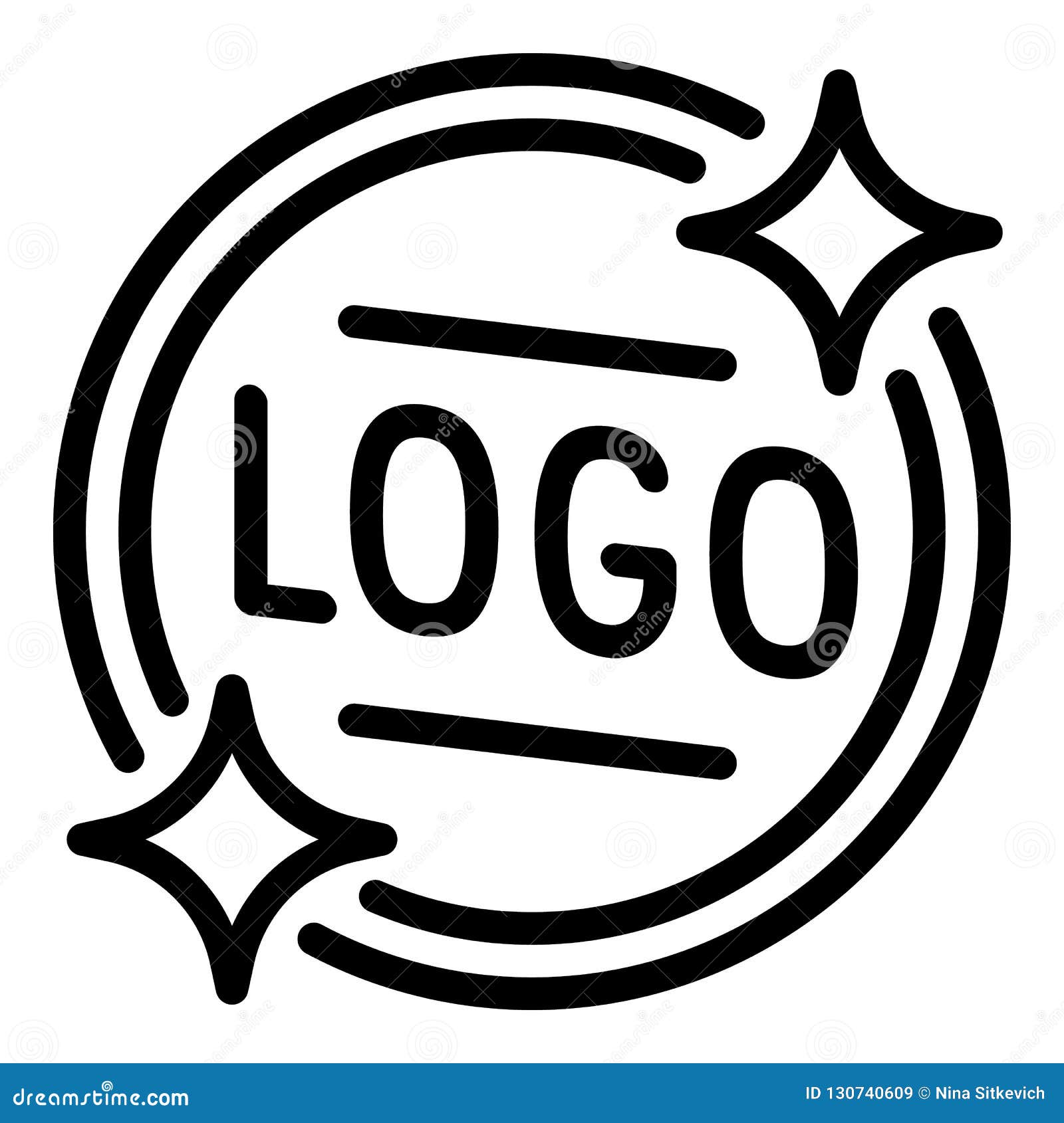 Logo Emblem Icon, Outline Style Stock Vector - Illustration of jewelry ... Logo Emblem Icon, Outline Style Stock Vector - Illustration of jewelry ...