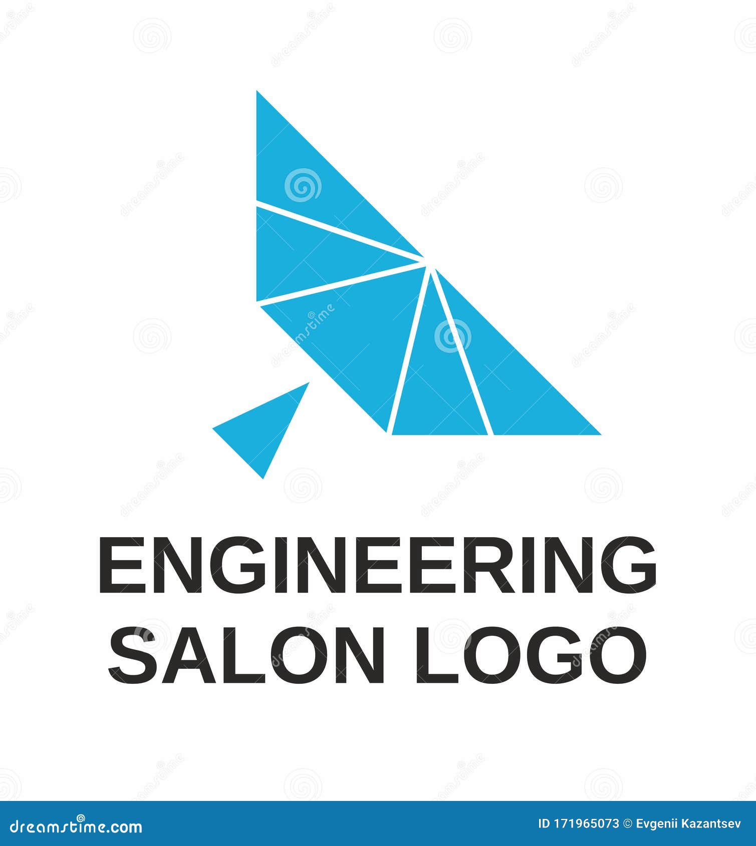Logo Engineering Salon. Stylized Old Bird Flying Machine Stock Vector ...